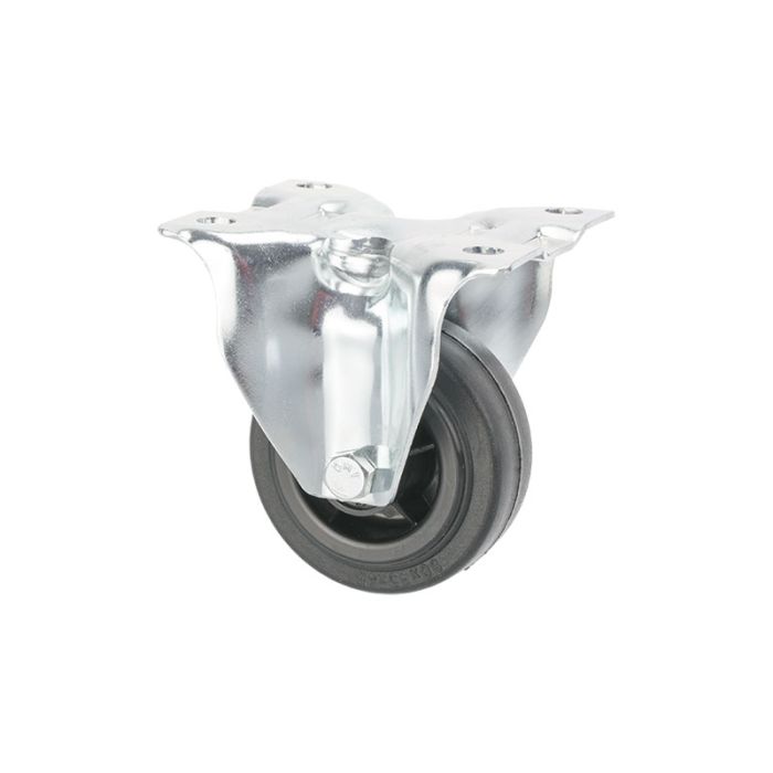 Industrial Fixed Caster Ø 80 without Brake Rubber - Thuresson
