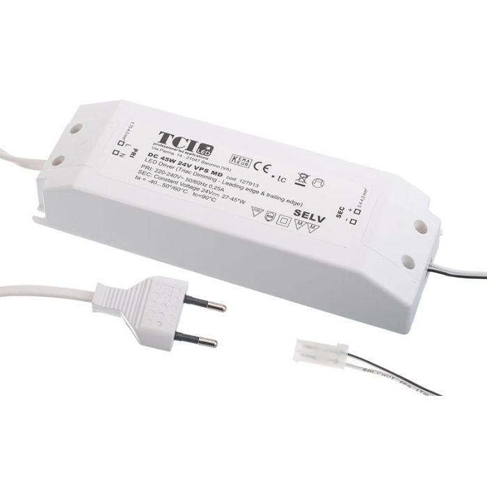 Driver LED 24V 45W Dimmable Complete - Thuresson